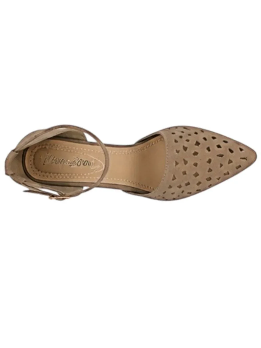 Nature Breeze | Shoes | Nature Breeze Apex Faux Suede Dorsay Perforated ...